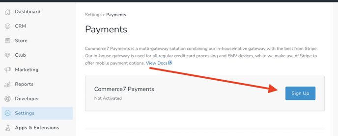 STEP-BY-STEP Setting up your Payment Gateway: USA (Commerce7 Payments + Optional Stripe)